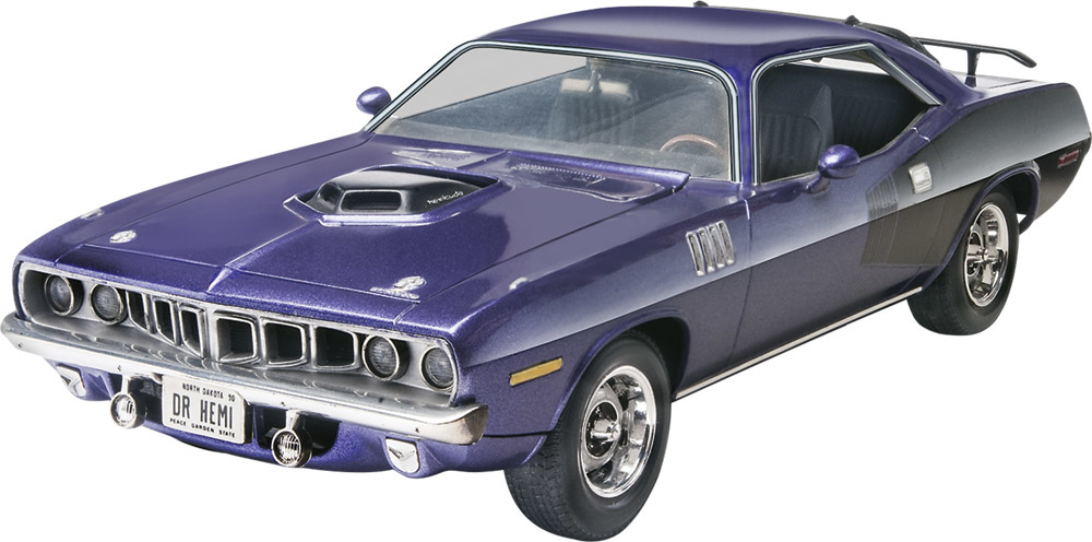 Revell 2943 - 1/24 1971 Hemi Cuda 426 Plastic Model Kit - Hub Hobby