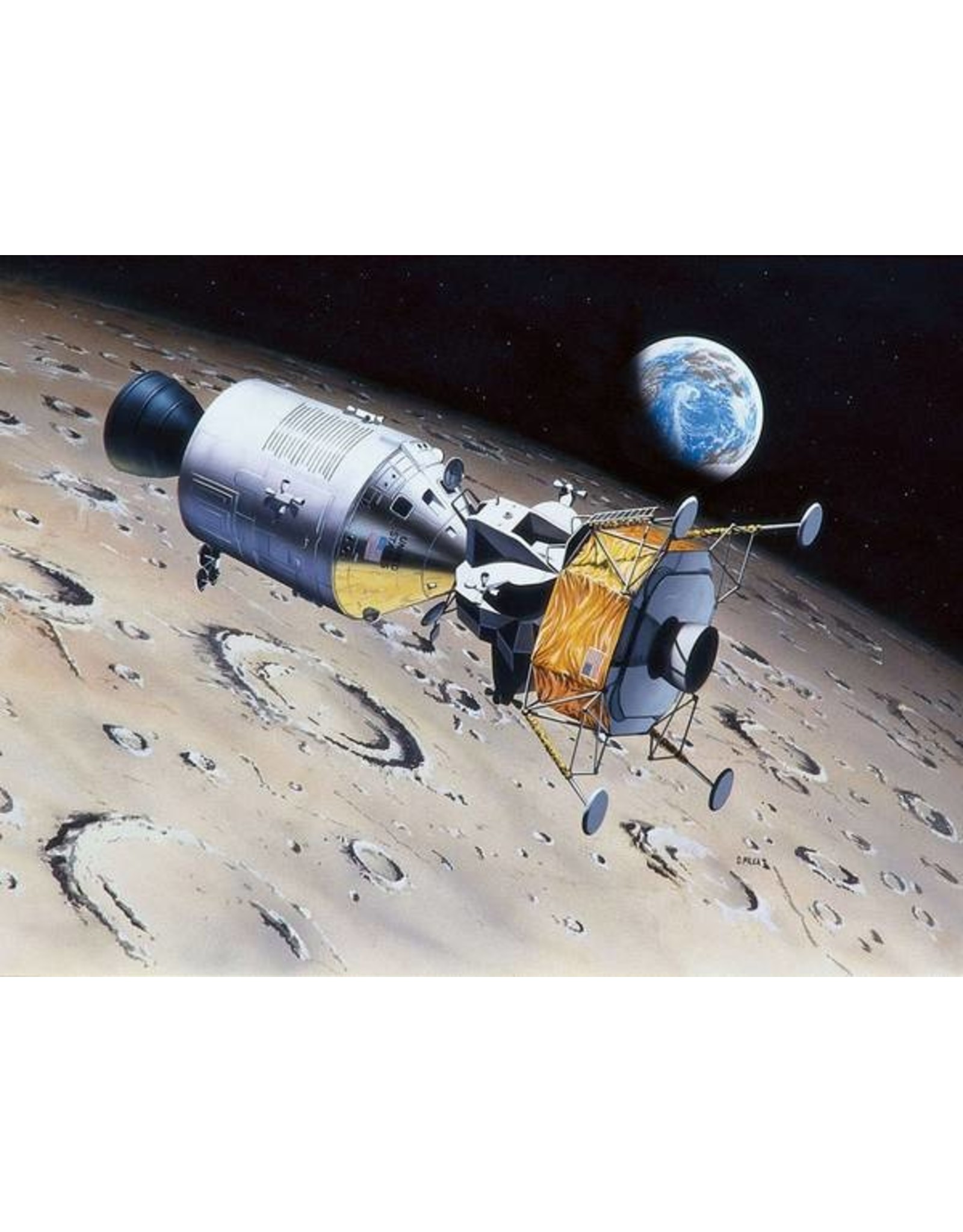 Revell 3700 - 1/96 Apollo 11 Columbia & Eagle Plastic Model Kit - Hub Hobby