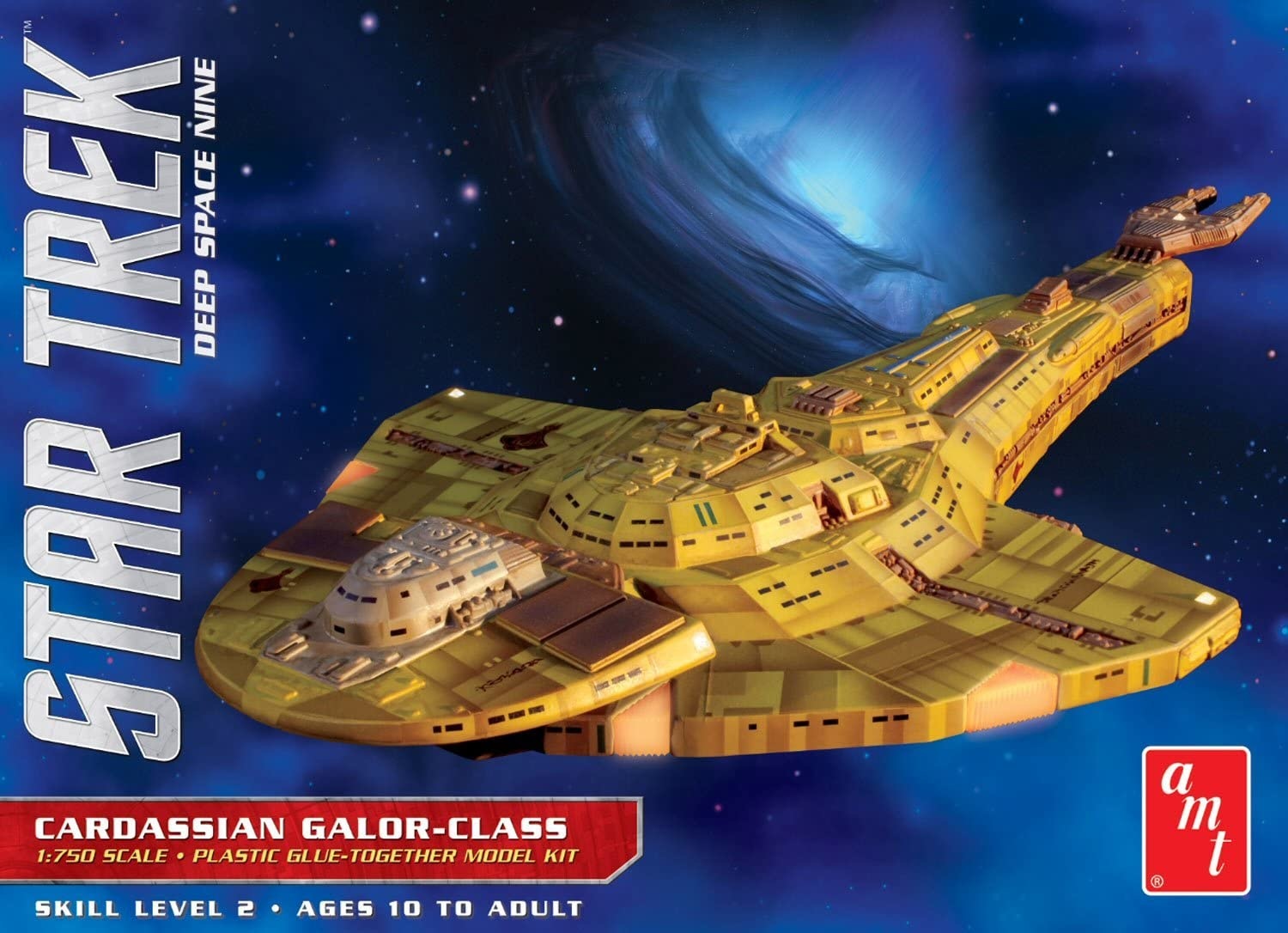 AMT 1028 - 1/750 Star Trek Cardassian Galor-Class Plastic Model Kit ...