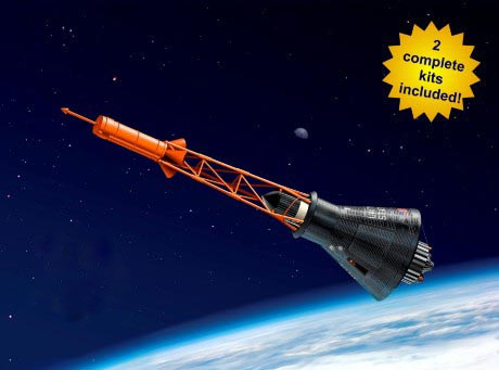 Horizon Models 2003 - 1/72 Mercury Spacecraft - 2 Kits - Hub Hobby