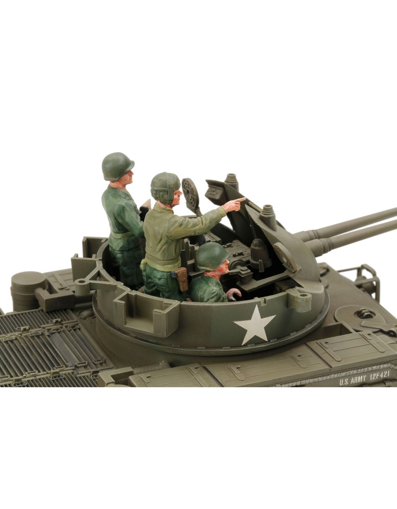 Tamiya 35161 - 1/35 U.S. Army M42 Duster Tank Plastic Model Kit - Hub Hobby