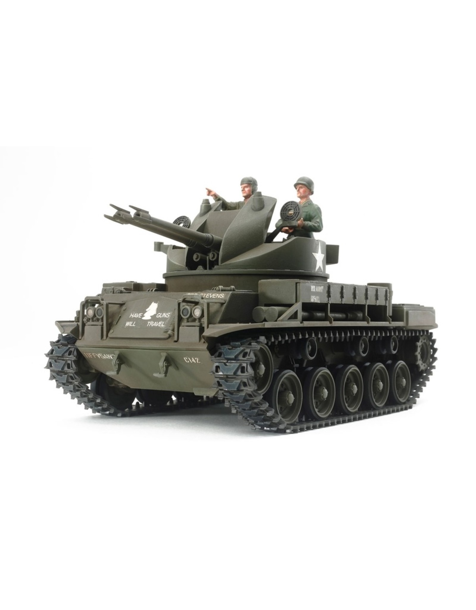 Tamiya 35161 - 1/35 U.S. Army M42 Duster Tank Plastic Model Kit - Hub Hobby