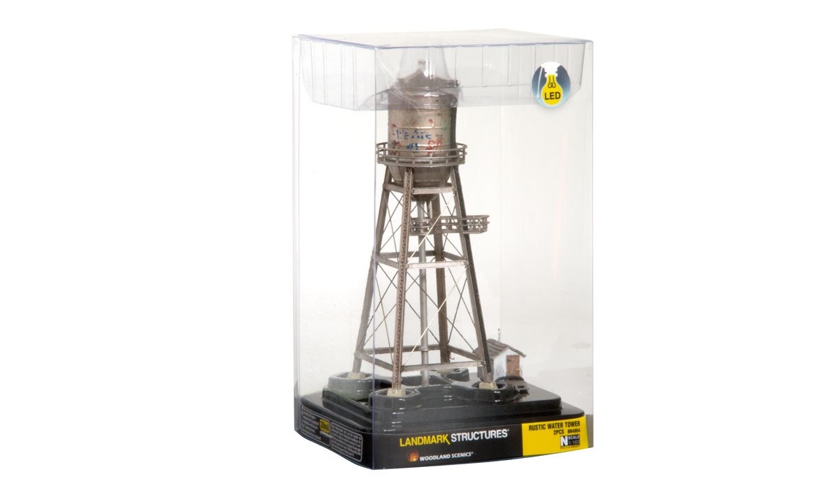 Woodland Scenics BR4954 - N Scale Rustic Water Tower - Hub Hobby