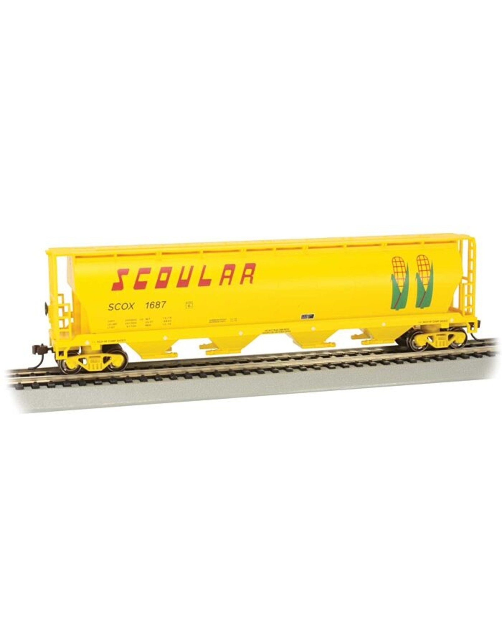 Bachmann 19104 - HO Scoular Cylindrical Grain Hopper #1687 - Hub Hobby