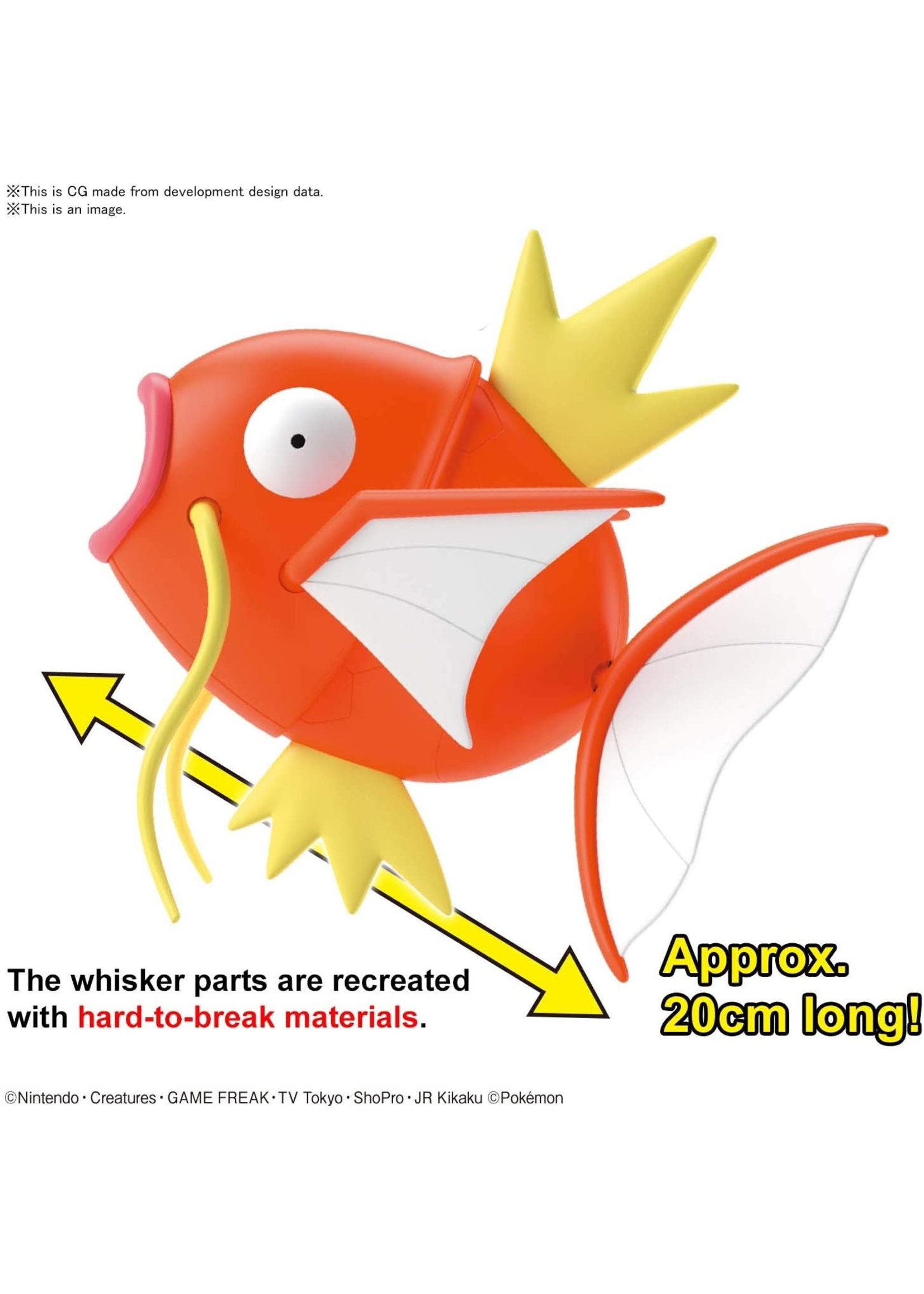 Bandai 2561632 - #01 Magikarp Big Kit - Plastic Model Kit - Hub Hobby