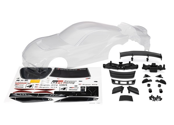 Traxxas 9340 - Body Supra GT4 - Clear - Hub Hobby