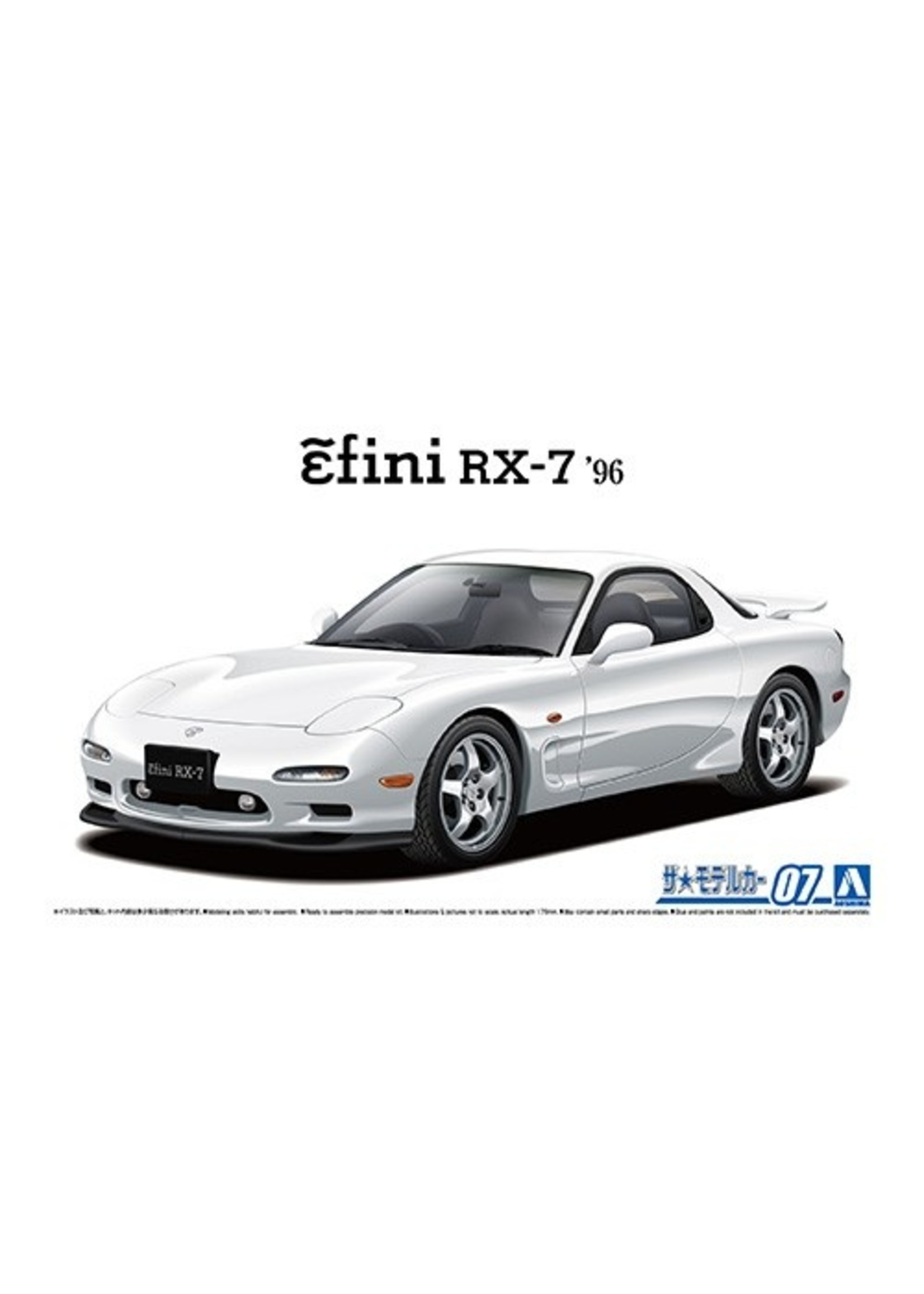 Aoshima 06127 - 1/24 1996 Mazda FD3S RX7 Plastic Model Kit - Hub Hobby