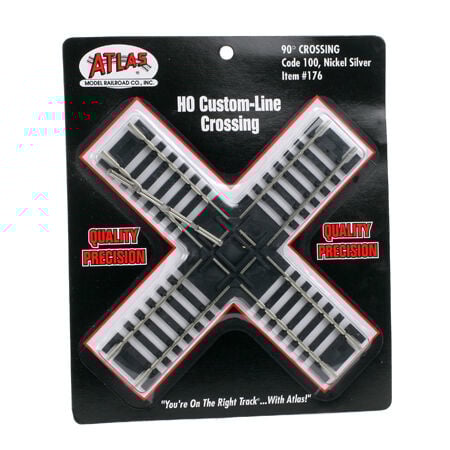 Atlas 176 - Code 100 90 Degree Custom Crossing - Hub Hobby