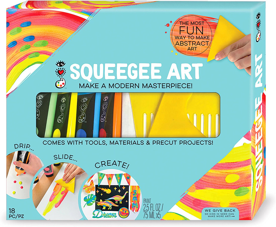 Bright Stripes iHeartArt - Squeegee Art - Hub Hobby