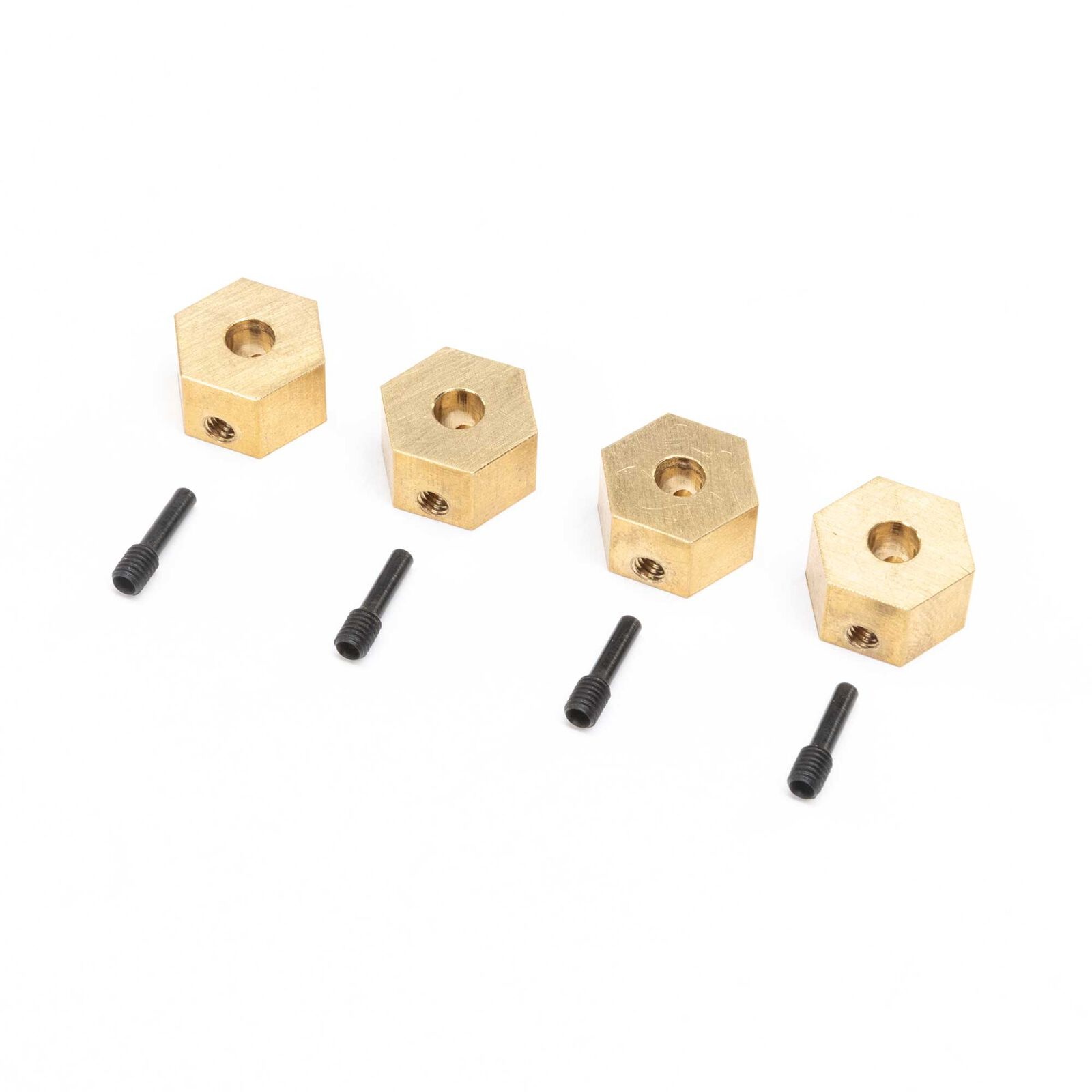 Axial AXI312005 - Hex Hubs, Brass - UTB18 - Hub Hobby