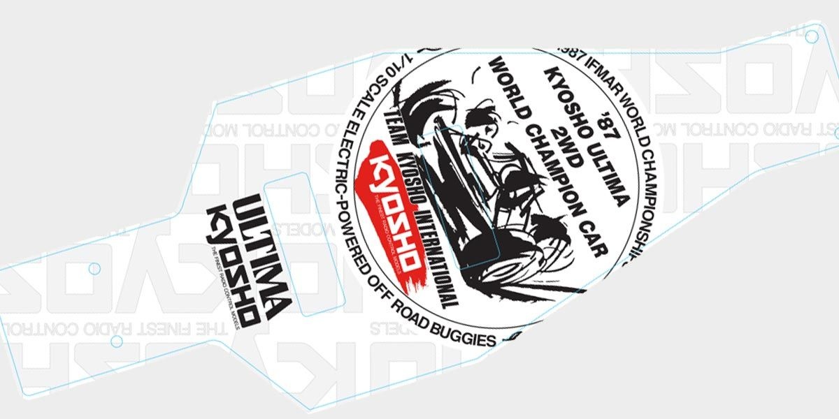 Kyosho UTW015 - Ultima JJ 60th Chassis Tape - Hub Hobby