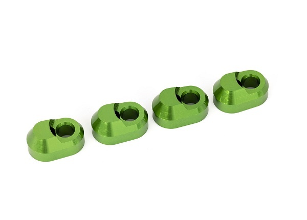 Traxxas 7743-GRN - Aluminum Suspension Pin Retainer - Green - Hub Hobby
