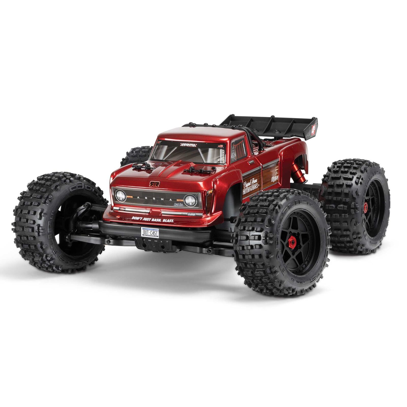 Arrma ARA4410V2T4 - 1/10 Outcast 4x4 4S V2 BLX Stunt Truck - Red - Hub ...