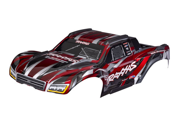 Traxxas 10211-RED - Maxx Slash Body With Decals - Red - Hub Hobby
