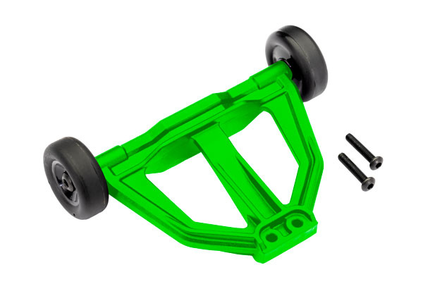 Traxxas 10776-GRN - Mini Maxx Wheelie Bar, Assembled - Green - Hub Hobby