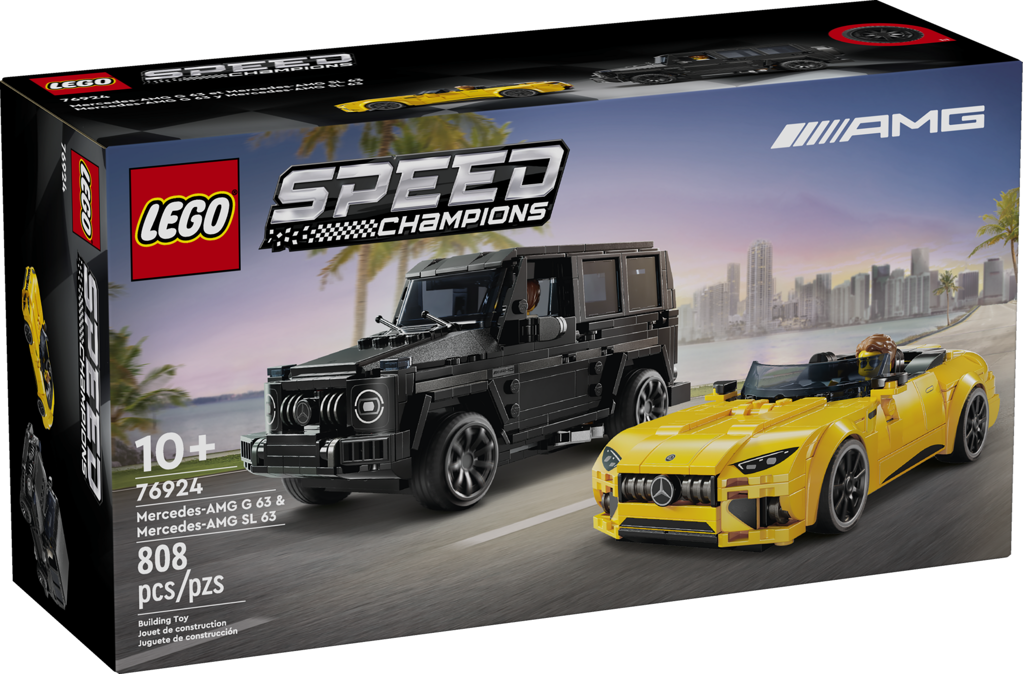LEGO Speed Champions 76924 - Mercedes-AMG G 63 & Mercedes-AMG SL63 ...