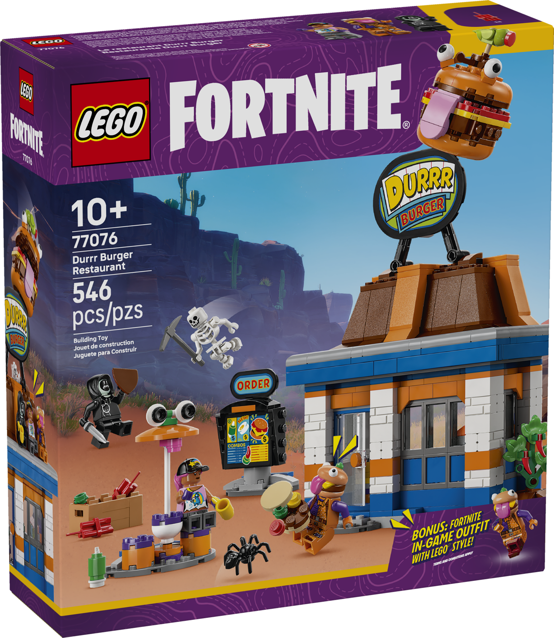 LEGO Fortnite® 77076 - Durr Burger Restaurant - Hub Hobby