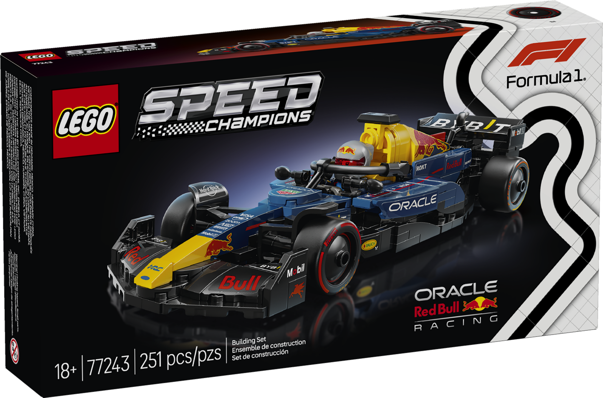 LEGO Speed Champions 77243 - Oracle Red Bull racing RB20 F1 Race Car ...