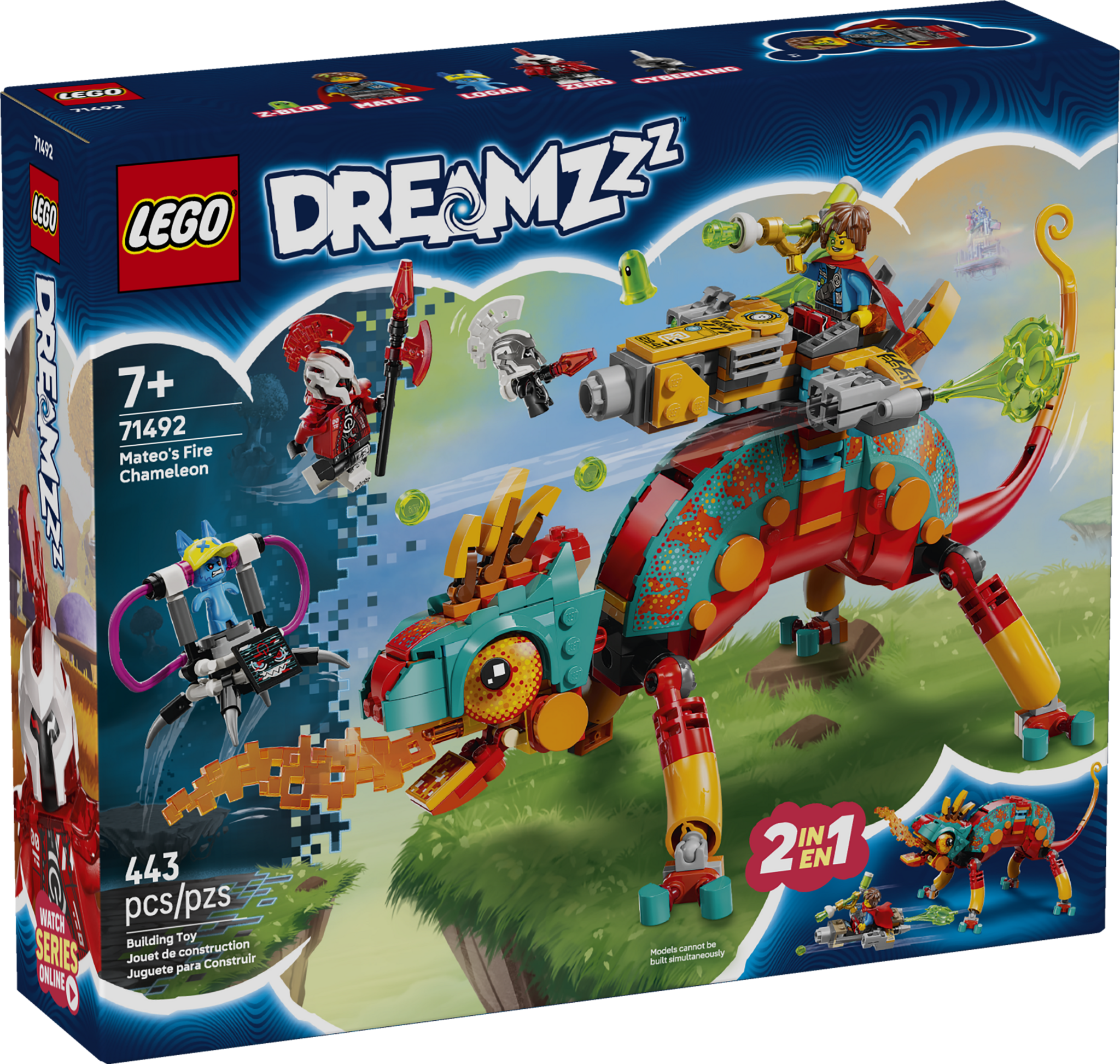 LEGO DREAMZzz™ 71492 - Mateo's Fire Chameleon - Hub Hobby