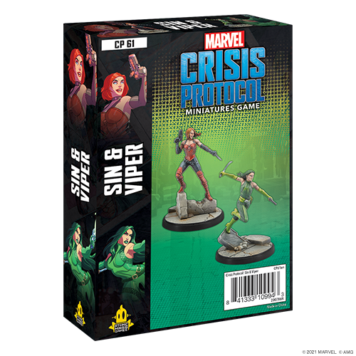 MCP Sin and Viper Character Pack - Recess Games LLC