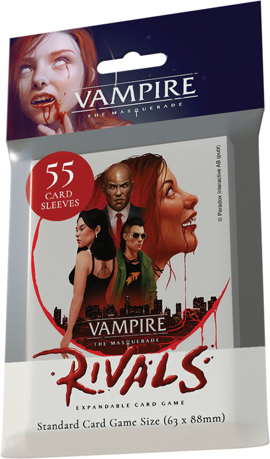 Vampire The Masquerade Rivals Library Deck Sleeves - Recess Games LLC