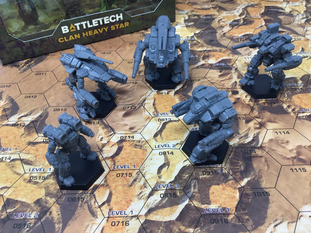 BattleTech: Miniature Force Pack - Clan Heavy Star - Recess Games LLC