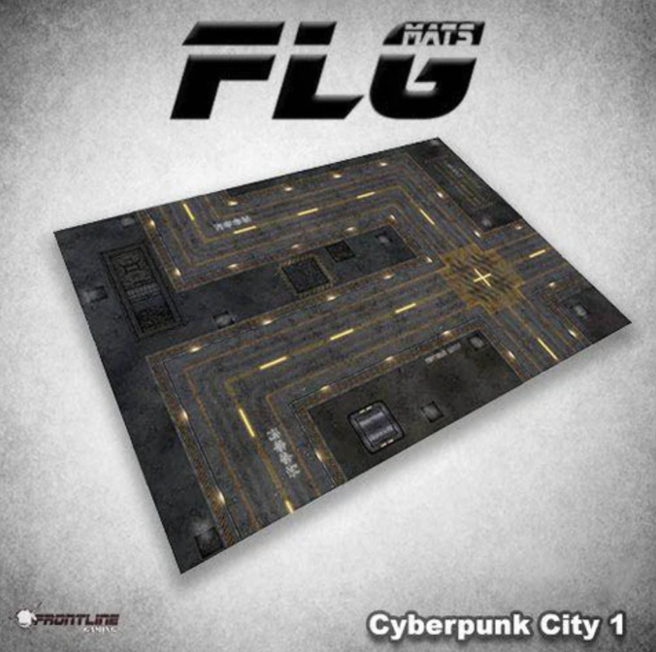 FLG Mat - Cyberpunk City 1 - Recess Games LLC