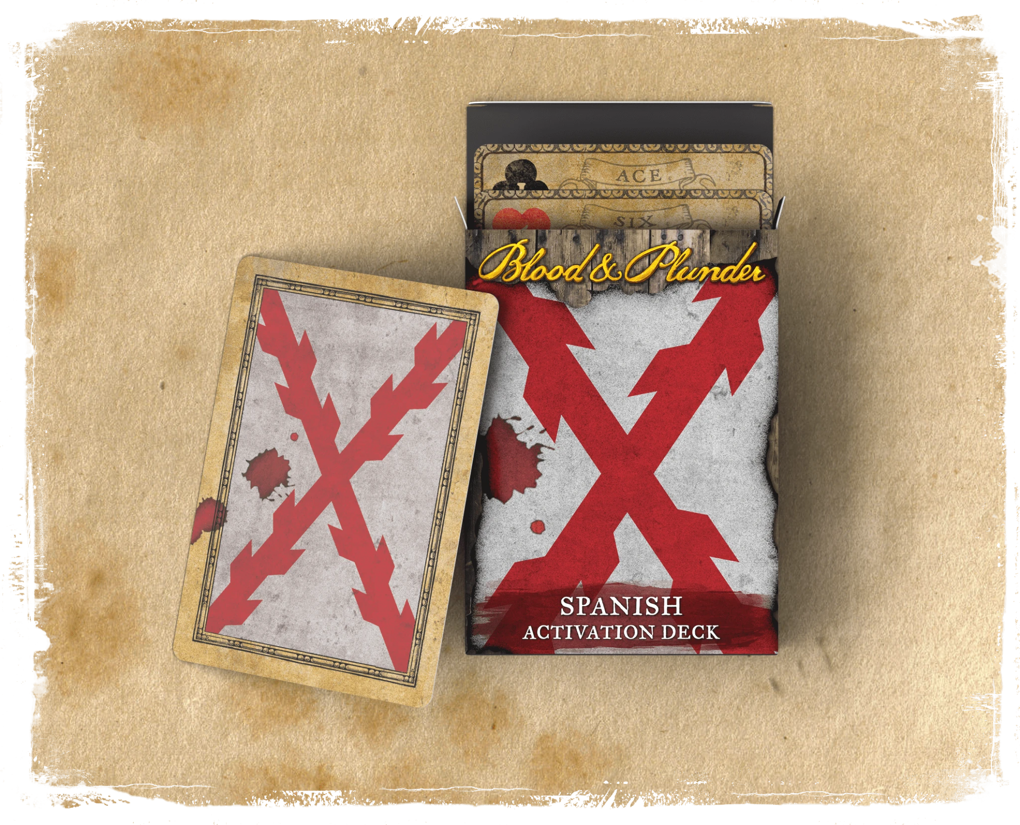 Firelock Games Blood & Plunder Spanish Activation Deck - Recess Games LLC