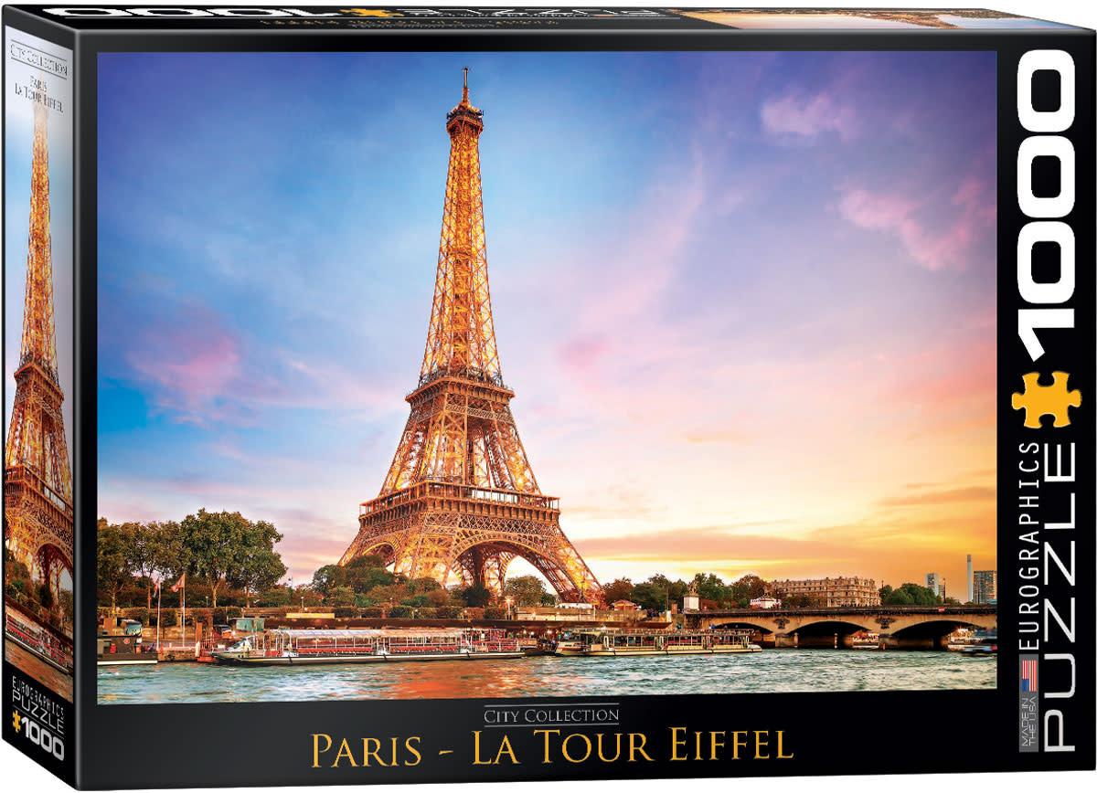 Paris La Tour Eiffel 1000pc - Recess Games LLC
