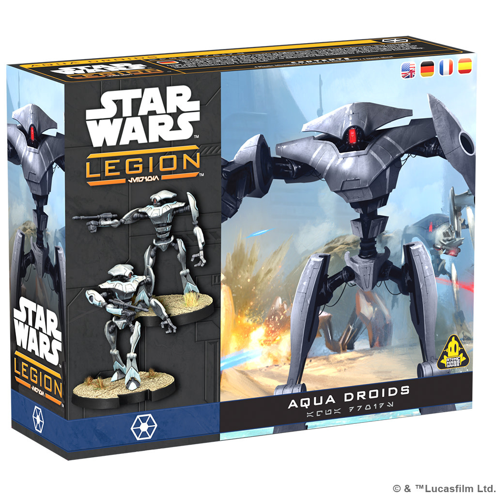 Star Wars Legion Aqua Droid Unit - Recess Games LLC