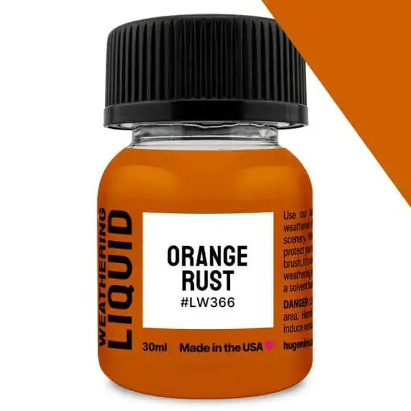Weathering Liquid - ORANGE RUST - Recess Games LLC