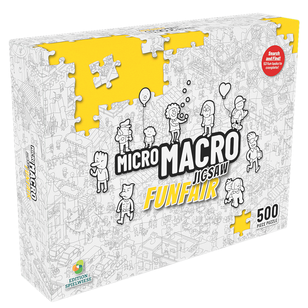 MicroMacro Jigsaw Puzzle Funfair 500pc - Recess Games LLC