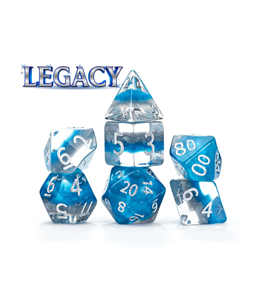 Eclipse Dice - 'Legacy' 7-Dice Set - Recess Games LLC