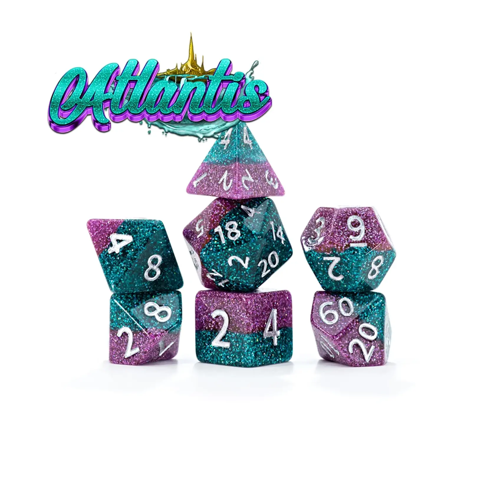 Glitter Bomb Atlantis 7 die set - Recess Games LLC