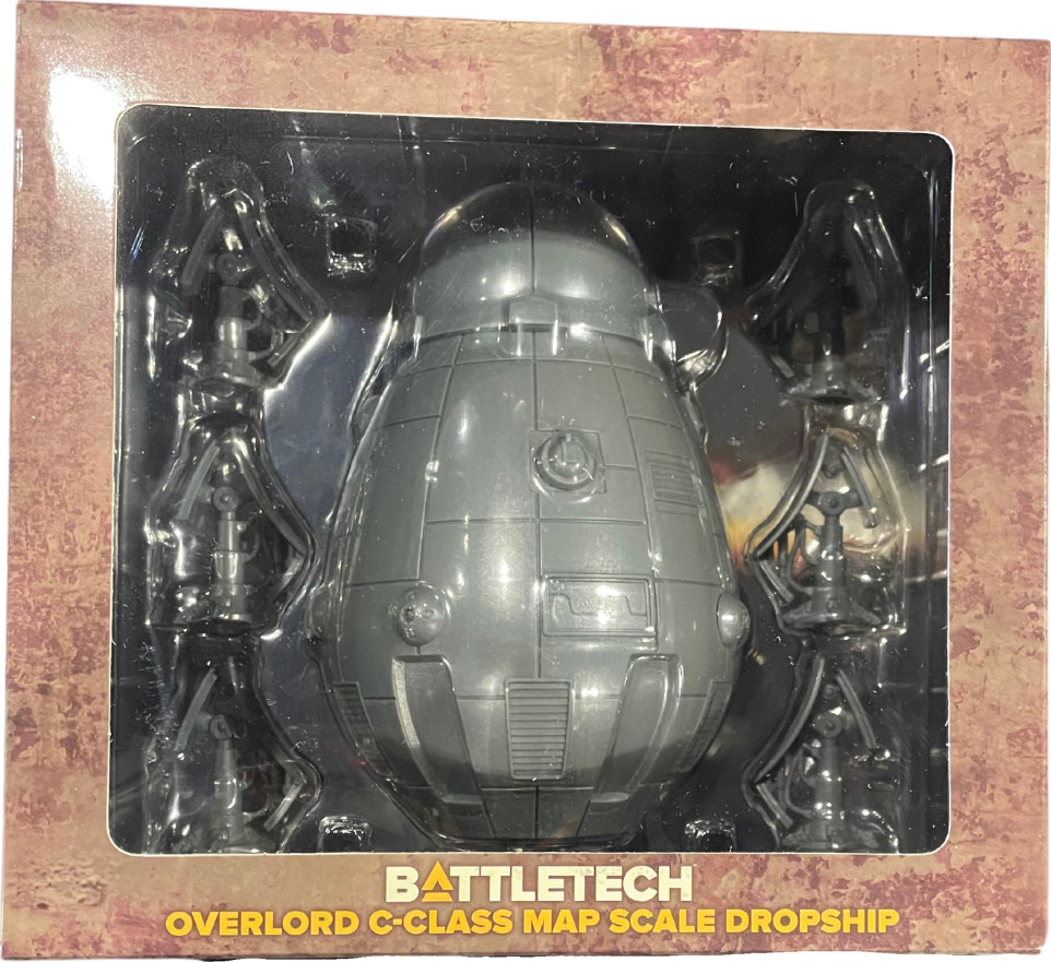 BattleTech Map Scale Dropship Overlord C-Class - Recess Games LLC