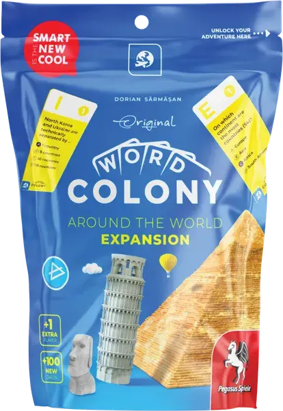 Word Colony Around the World Expansion - Recess Games LLC