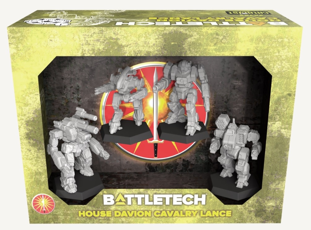 BattleTech: Miniature ForcePack - House Davion Cavalry Lance - Recess ...