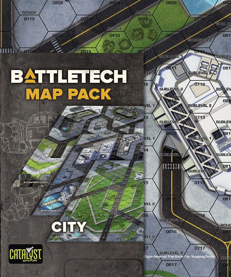 BattleTech Map Pack City - Recess Games LLC
