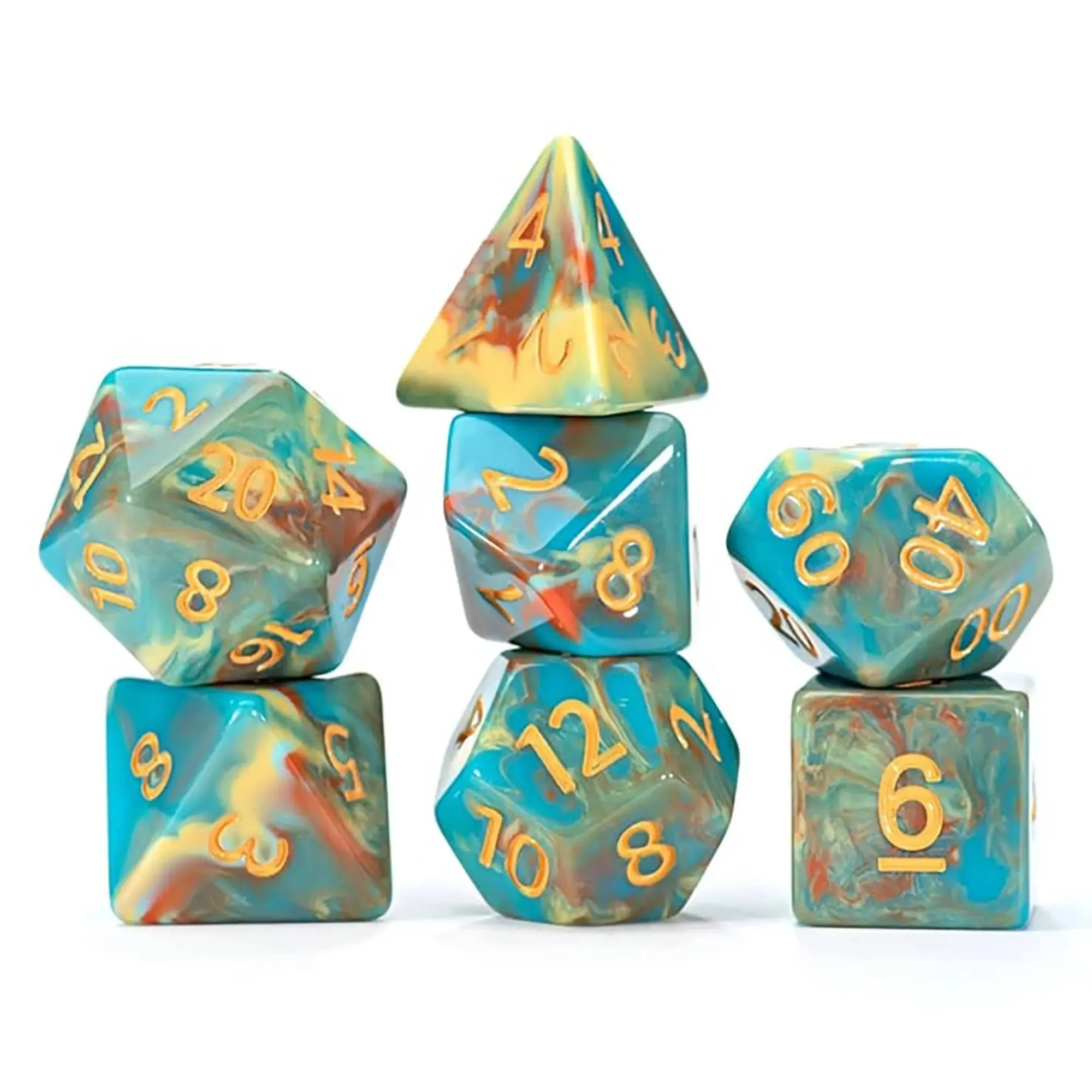 Van Gogh Self Portrait 7-Die set - Recess Games LLC