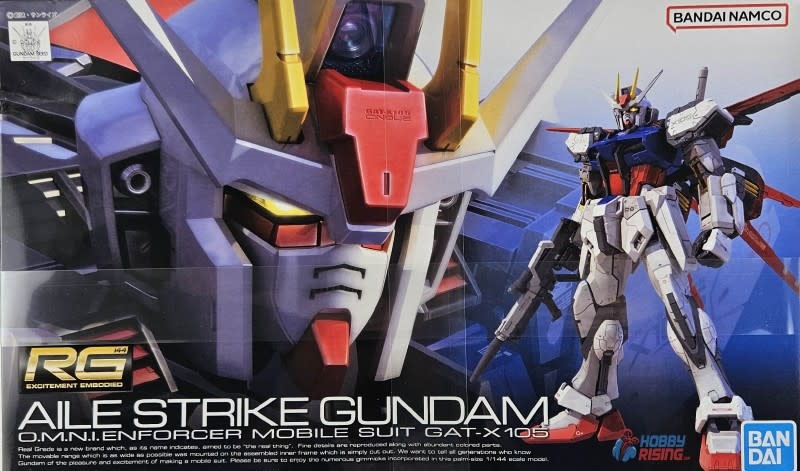 Gunpla: Real Grade - Gundam SEED, #3 GAT-X105 Aile Strike Gundam ...