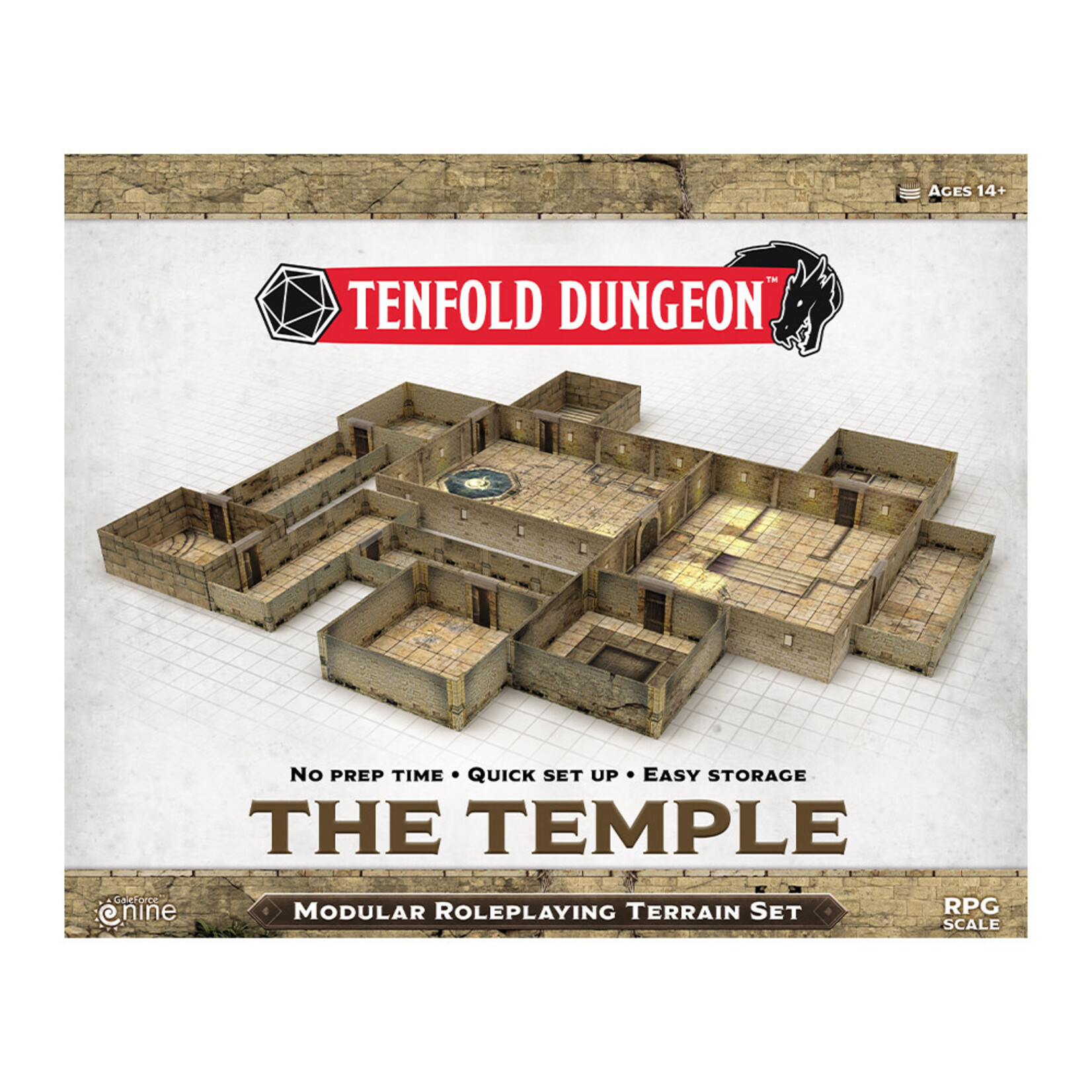 Tenfold Dungeons The Temple - Recess Games LLC