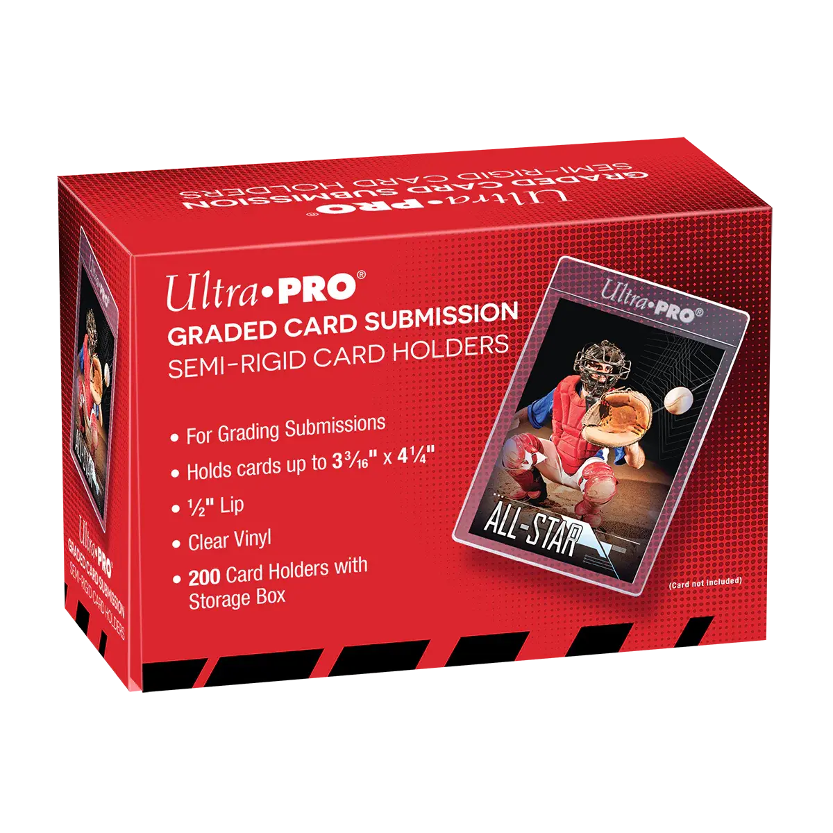 Ultra Pro Card Holder Semi-Rigid Graded Card Submission Size 200ct ...
