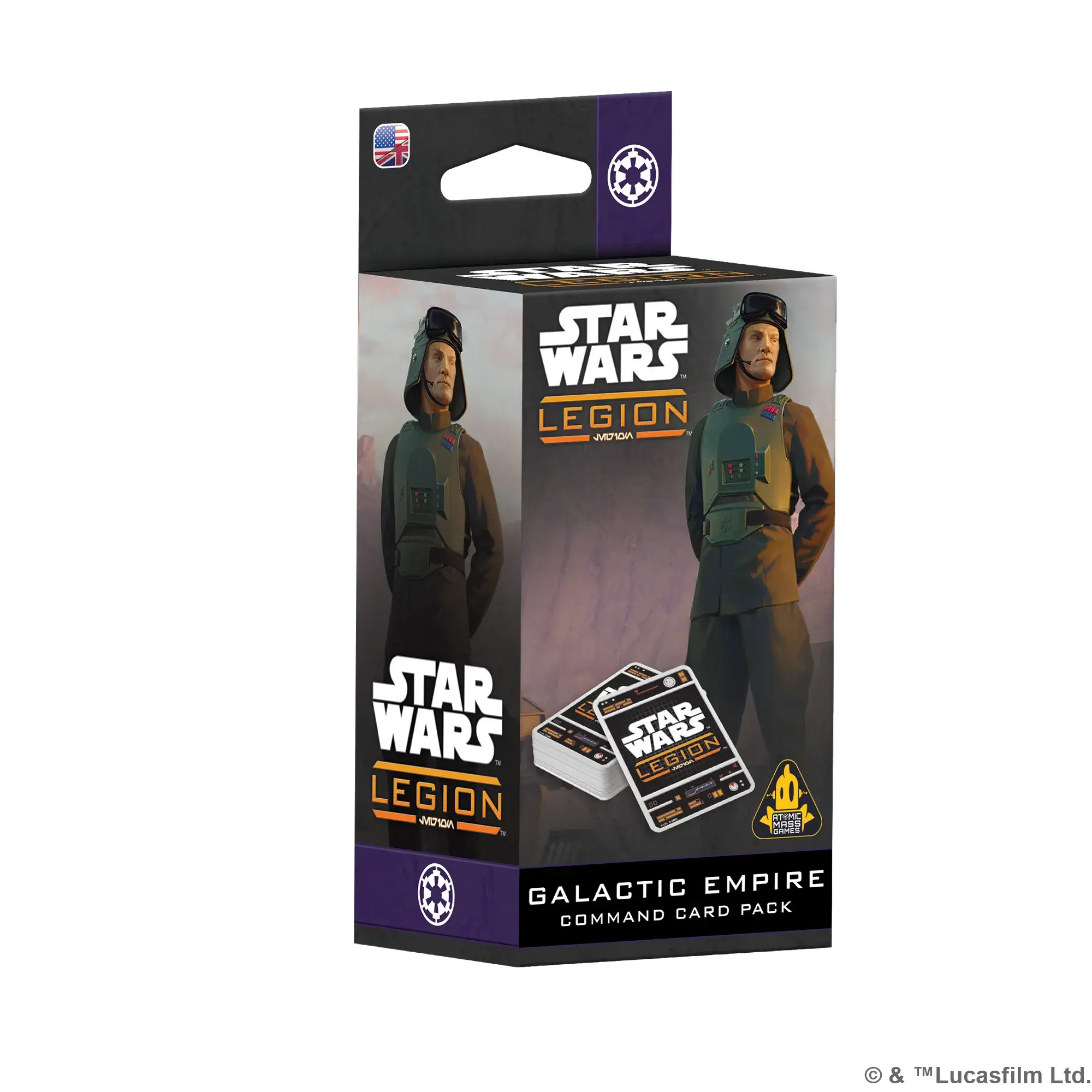 Atomic Mass Games Star Wars Legion Galactic Empire Command Card Pack ...