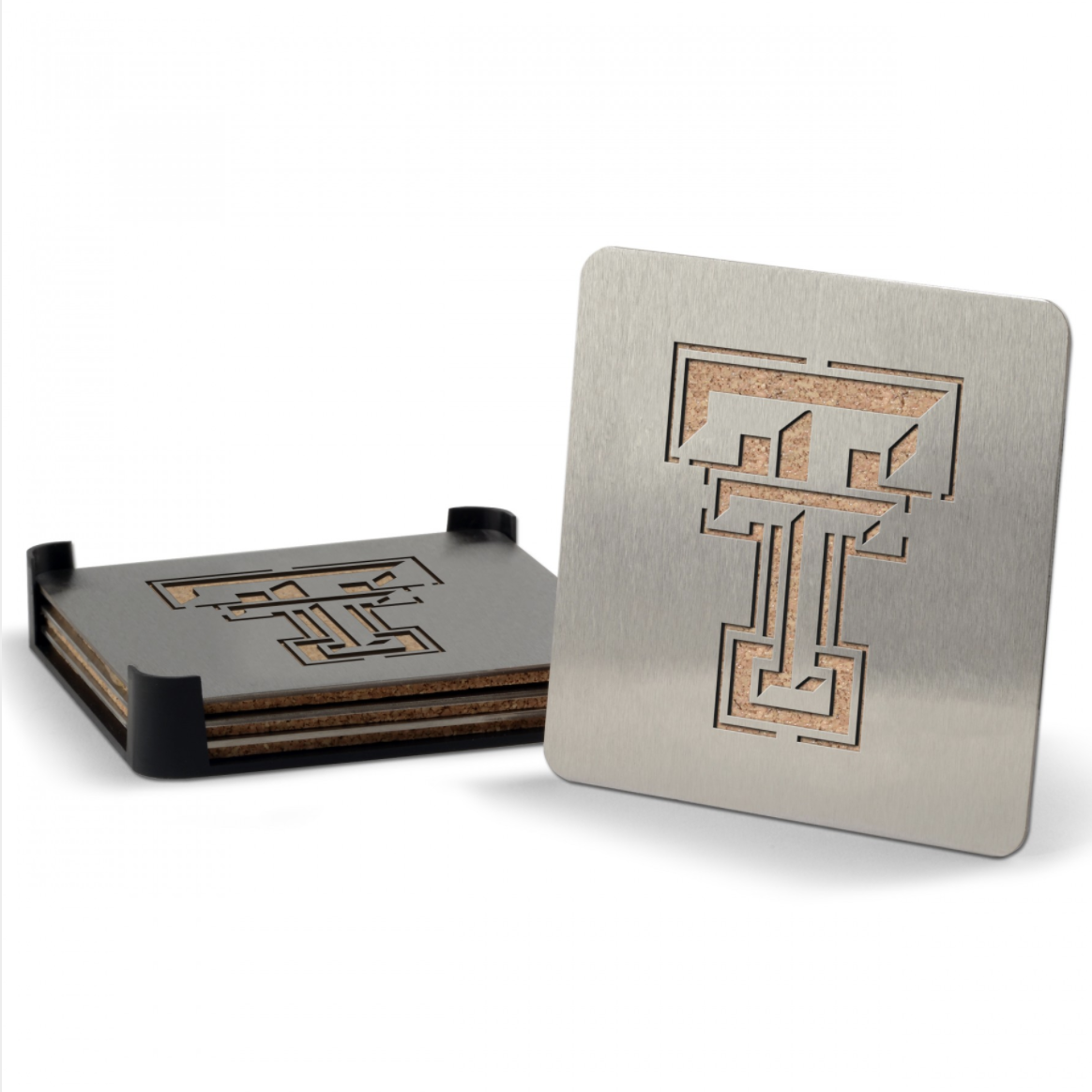 Texas Tech Metal Boaster - Set of 4 - The Matador