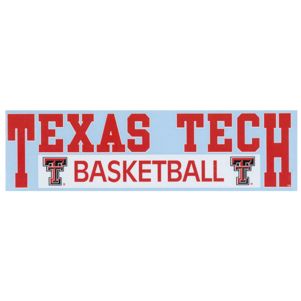 3x11 Texas Tech Basketball Decal - The Matador