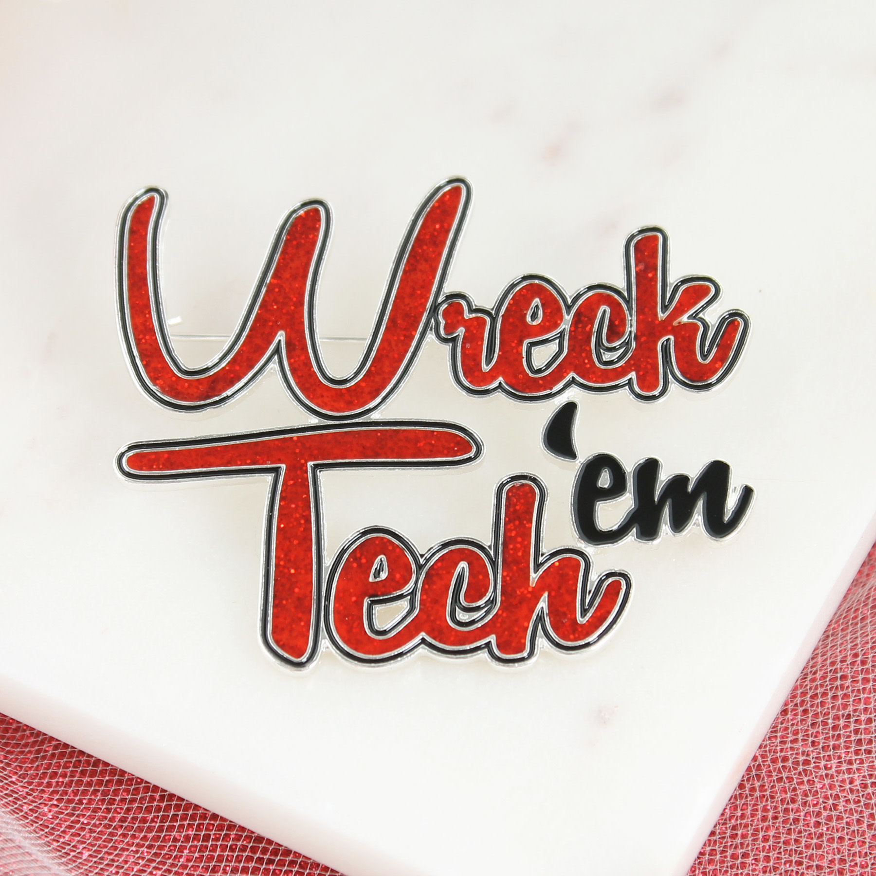Wreck Em Tech Pin - The Matador