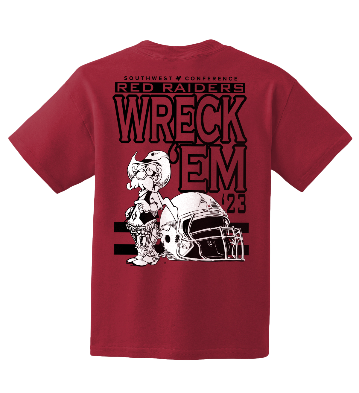 Throwback Raider Red SWC Gameday Youth Tee - The Matador