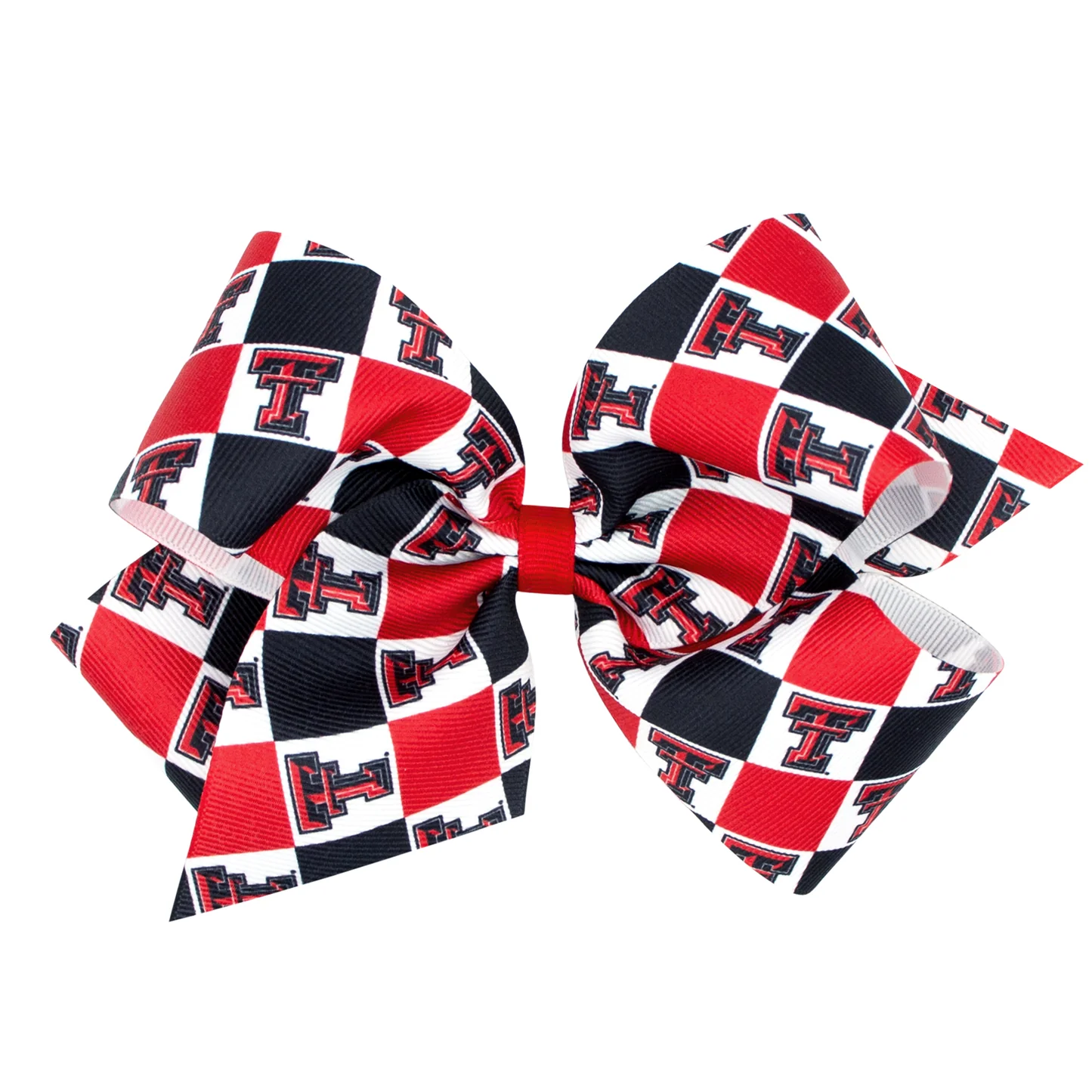 Texas Tech King Checkered Hair Bow - The Matador