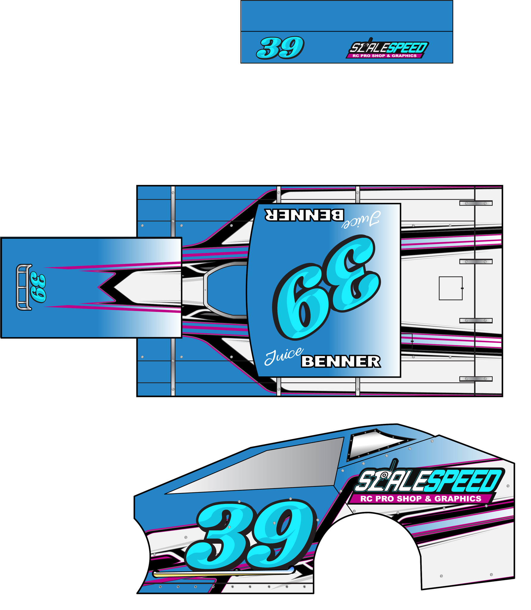 MudBoss Wrap - Style SS - Scale Speed