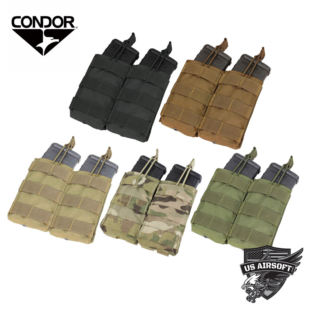 Condor Double Open Top M4 Mag Pouch (MA19) - US Airsoft, Inc.